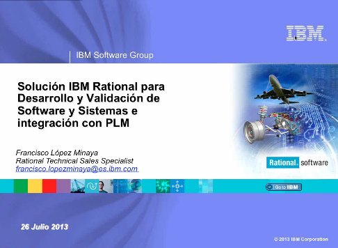 La Solución IBM Rational para Ingeniería de Software y Sistemas, por ...