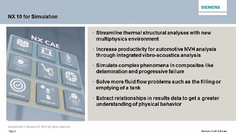 Nuevo Siemens NX10 CAE: Descubra las novedades en simulación. Webinar ...