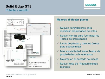 Novedades en Siemens Solid Edge ST8 [Webinar de 75 mnts.] - ERP-Spain.com - Producto, Industria ...